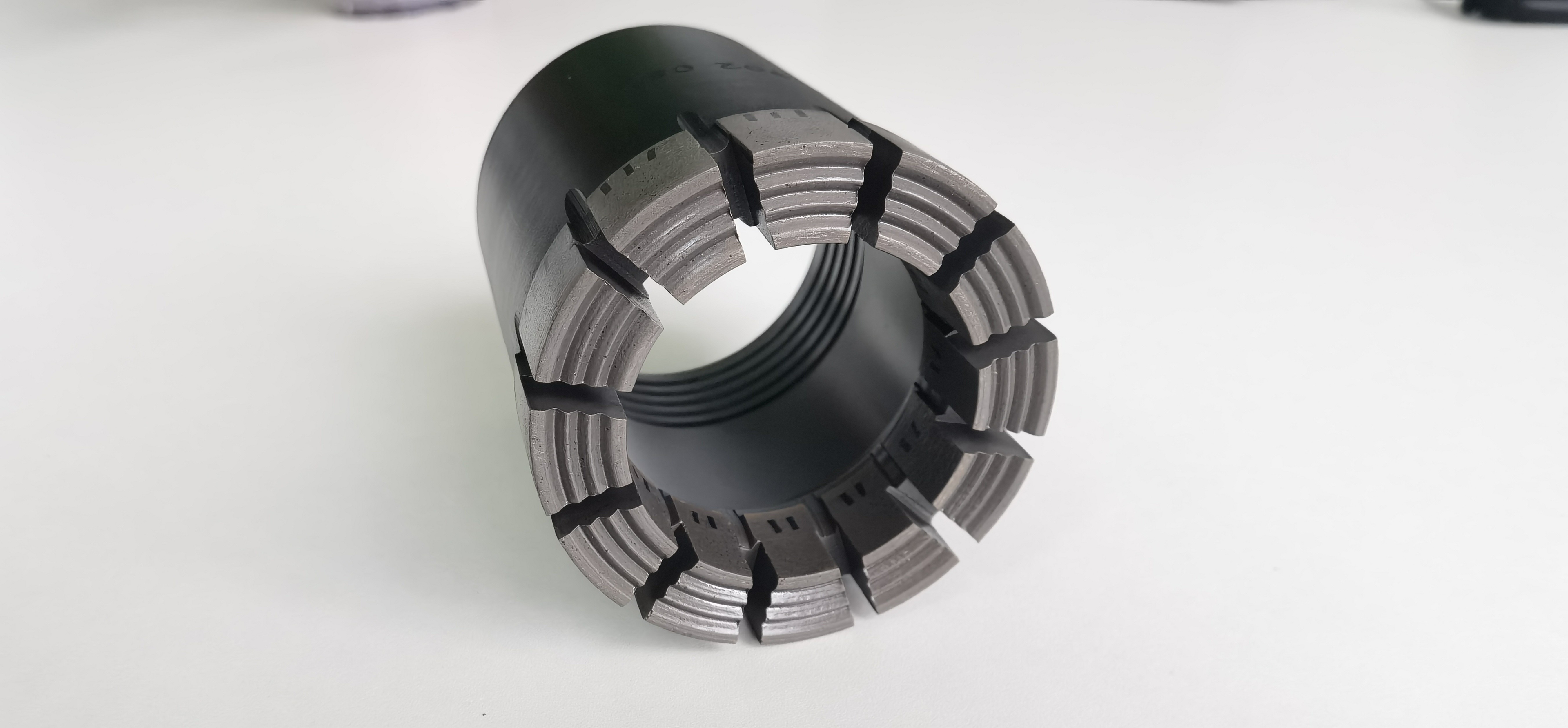 Aq Bq Nq Hq Pq Impregnated Diamond Drill Core Bit For Geological Survey ...